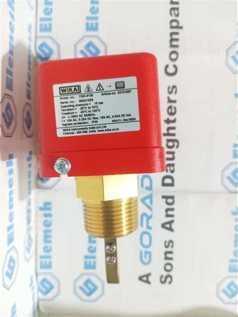 Wika Flow Switch Fsm 6100 At ₹ 950 Piece Liquid Flow Switch In Pune
