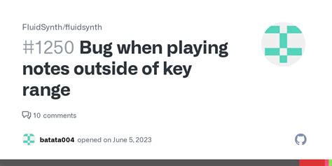 bug when playing notes outside of key range · issue 1250 · fluidsynth