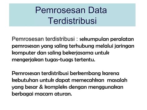 Database Terdistribusi Ppt