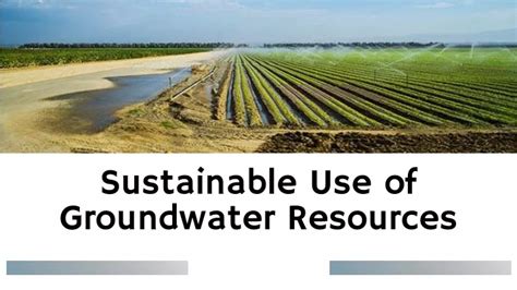 Ppt Sustainable Use Of Groundwater Resources Powerpoint Presentation