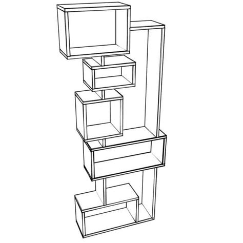 How To Build An Offsetting DIY Bookshelf TheDIYPlan