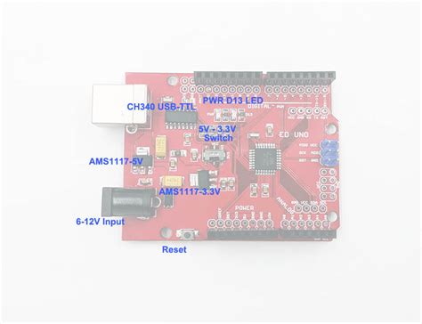 Edarduino UNO Dev Board Arduino Compatible ElectroDragon