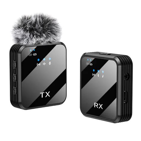 Wireless Lapel Lavalier Microphone Rechargeable Type C Muzikone