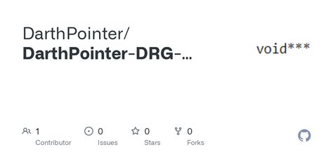 Github Darthpointer Darthpointer Drg Modding Assets