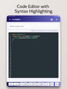 Java Compiler Run Java Code Apps On Google Play