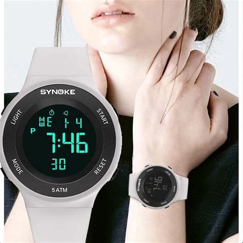 Спортивные часы для женщин Relogio Feminino цифровые часы 50 м ...