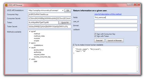 GitHub MUCI Usosapi Browser A Sample C Application Which Allows To Browse And Call USOS API