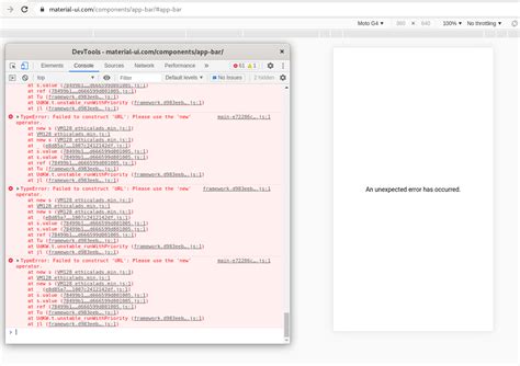 typeerror failed to construct url please use the new operator · issue 26117 · mui