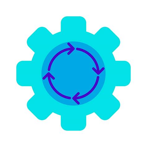 Gear Reload Process System Automation Icon Vector Illustration Vector Art At Vecteezy