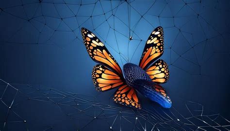 Dark Blue Web Background Premium Ai Generated Image