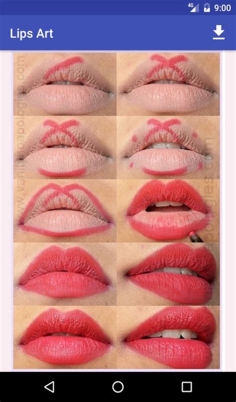 Lip Makeup Techniques Lip Makeup Step By Step App On Amazon Appstore