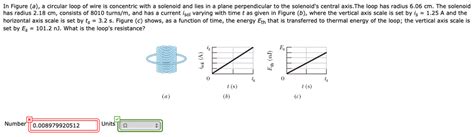 solved in figure a a circular loop of wire is concentric