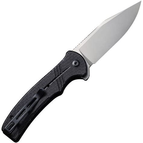Civivi Knives 20038d7 Cogent Button Lock Bead Blast Knife Black Handles