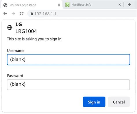 LG LRG1004 Default Password How To HardReset Info