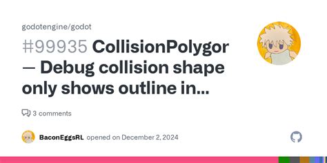 collisionpolygon2d debug collision shape only shows outline in