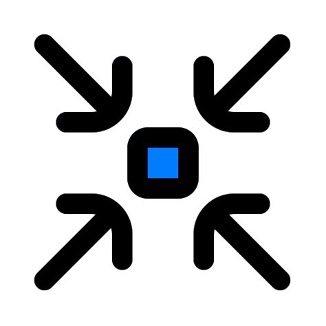 Exit Full Screen Generic Outline Color Icon