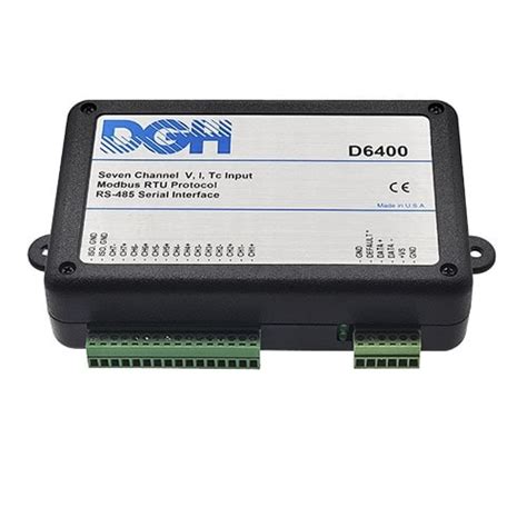 D6400 Modbus Analog Input Module Jewell Instruments