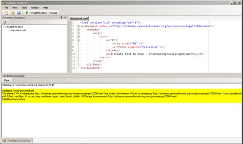 Validating Of OpenXml Generated Documents Or The File Cannot Be Opened Because There Are