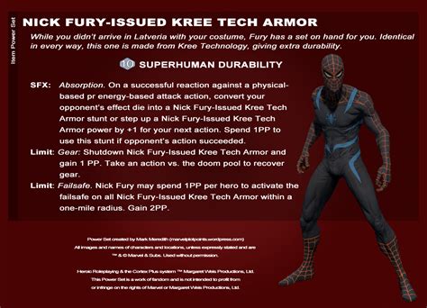 Item Power Sets Life Model Decoy Nick Fury Issued Kree Tech Armor