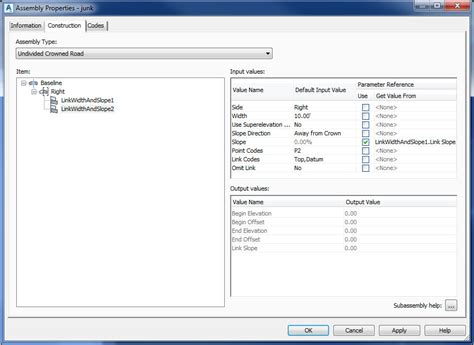 Solved Subassembly Output Parameters Only For Use With Custom Subassemblies Autodesk Community