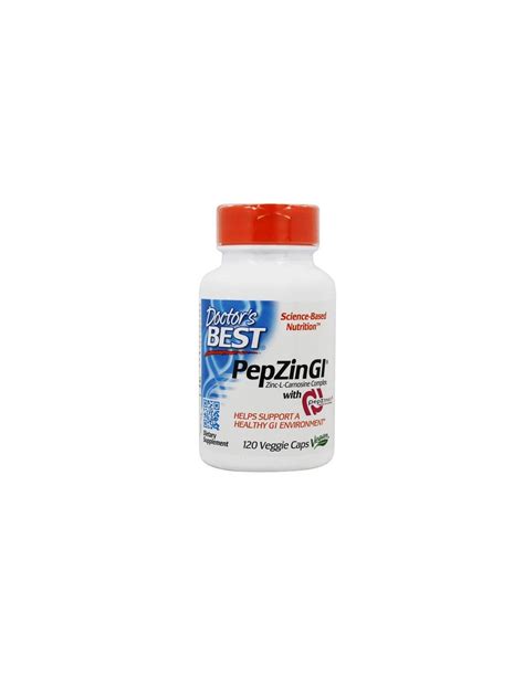DOCTOR'S BEST PEPZIN GI 120 CAPSULAS