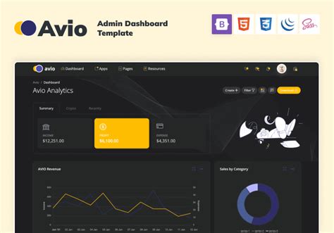 Avio Bootstrap 5 Admin Dashboard Template Thememakker