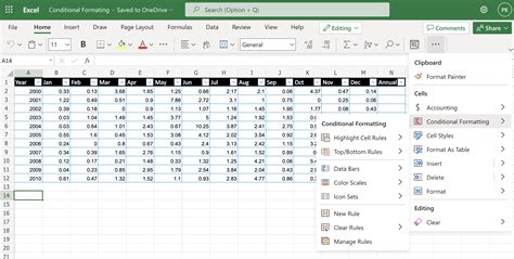 Conditional Formatting Solid Rock Institute