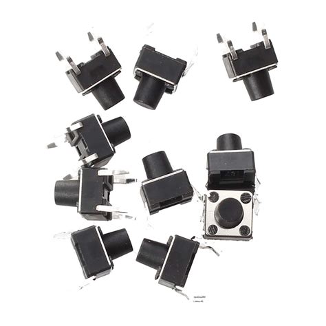 Tack Switch Push Button 6x6 45h 4 Pins Future Electronics Egypt
