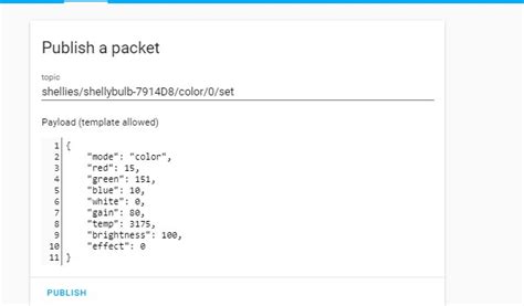 Faulty Config For Controlling A Bulb With Mqtt Configuration Home