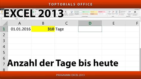 Excel Tage Berechnen F