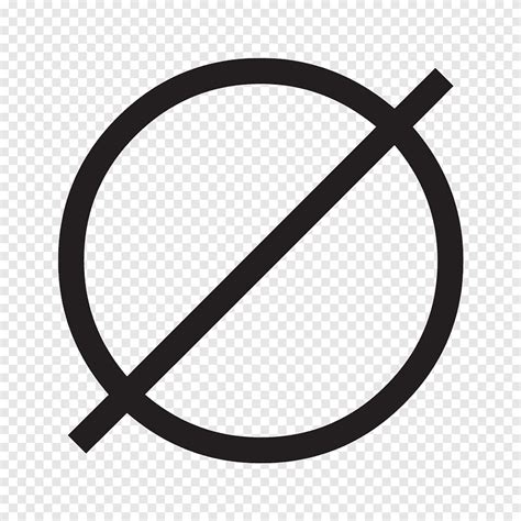 Circle With Line Through It Symbol Math Fight For This Riset