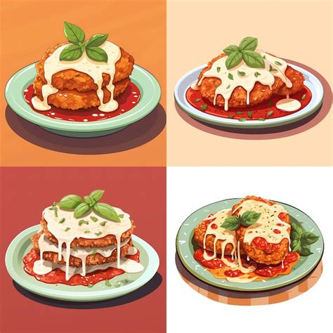 Premium Vector Chicken Parmesan