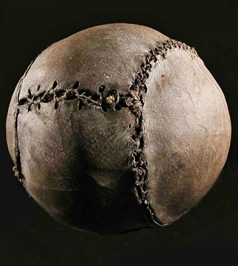 Ancient Library The Worlds Oldest Soccer Ball Half The