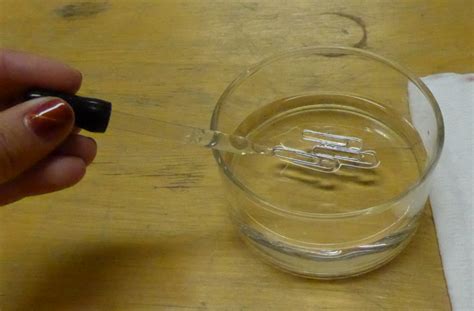 Floating Paper Clip Experiment Explanation At Kate Gask Blog