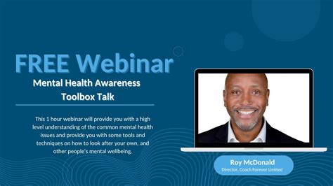 Webinar Mental Health Awareness Toolbox Talk