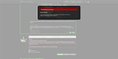 Acces Denied Razer Insider