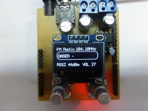 si4703 fm radio arduino uno schield 6 steps with pictures