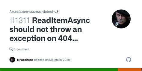 Readitemasync Should Not Throw An Exception On 404 Notfound · Issue