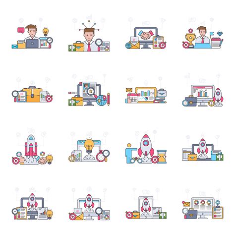 Pack Of Misc Flat Illustration 5950885 Vector Art At Vecteezy