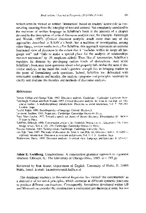pdf constructions a construction grammar approach to argument structure