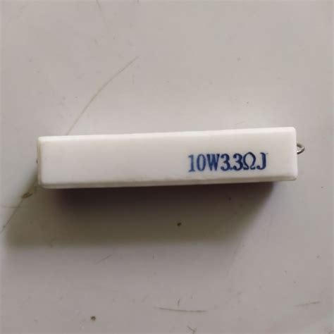 Jual Resistor Kapur 3 3 3r3 3 3 Ohm 10w Shopee Indonesia