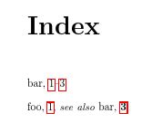 Indexing Hyperref Shifts Location Of See And See Also In Index How To Restore TeX