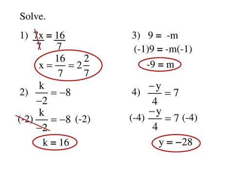 ppt objective to solve multi step variable equations powerpoint