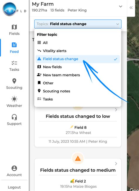 How To Use Field Statuses Skyfld® Help Center