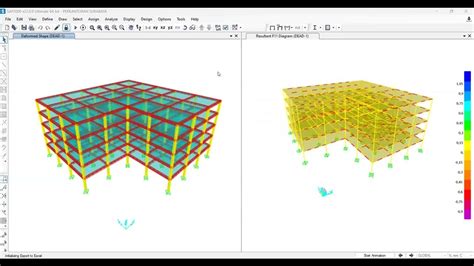 Part 4 Run Analysis Sap2000 Youtube