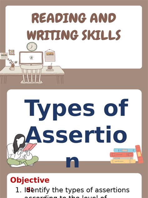 Reading And Writing Skills Ppt Types Of Assertions Pptx2 Pdf Learning Empathy