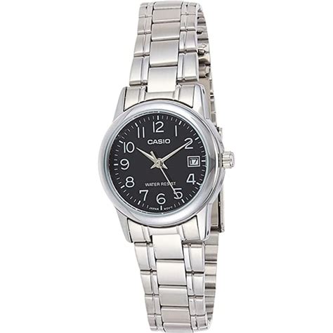 Buy Casio Womens Analog Black Dial Watch Ltp V002d 1b Online In Uae Sharaf Dg