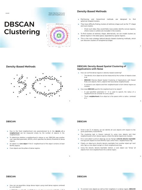 14dbscan Pdf Cluster Analysis Algorithms