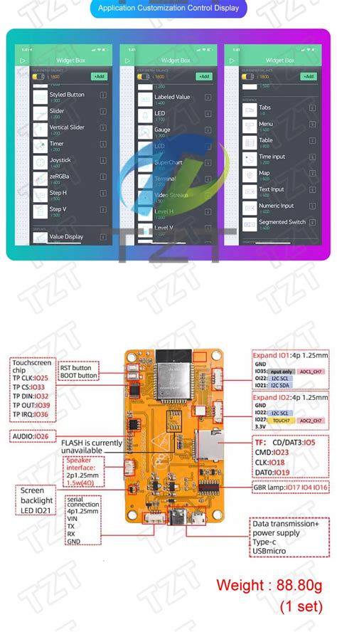TZT ESP32 LVGL WIFI Bluetooth Development Board 2 8 Inch LCD TFT Module 240 320 Smart Display