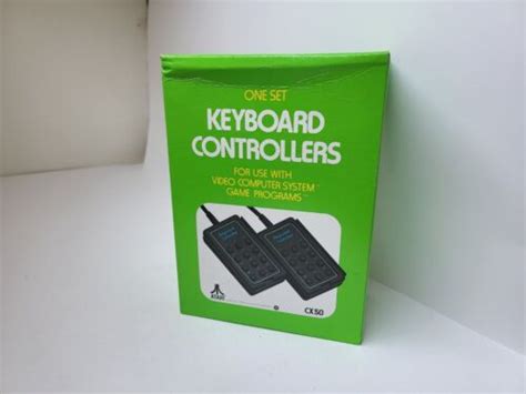 New Creased Box Oem Genuine Atari 2600 Cx50 Set Pair Of Keyboard Controllers Ebay New Creased Box Oem Genuine Atari 2600 Cx50 Set Pair Of Keyboard Controllers Ebay